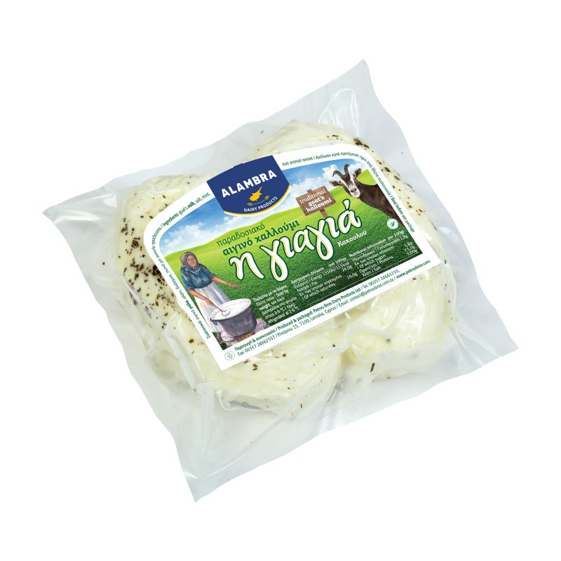 Alambra Traditional Goat’s Halloumi 600 g – Products from Cyprus